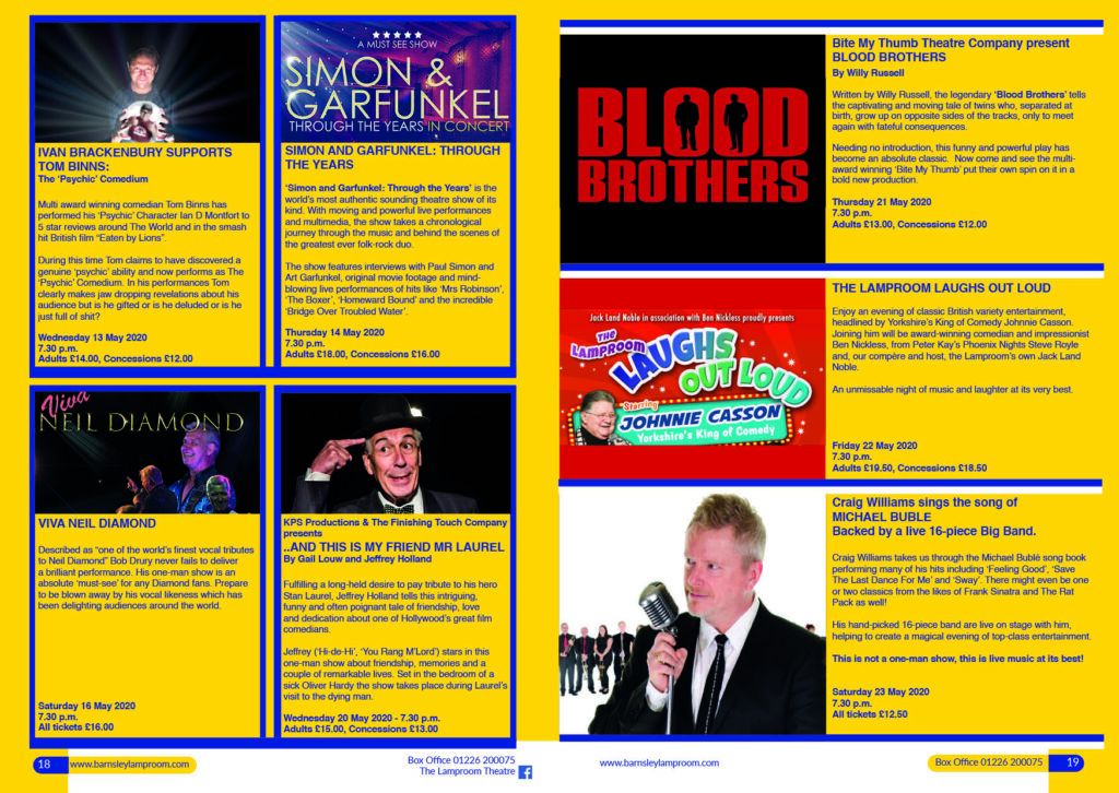 Theatre brochure design - Greenleaf Creative