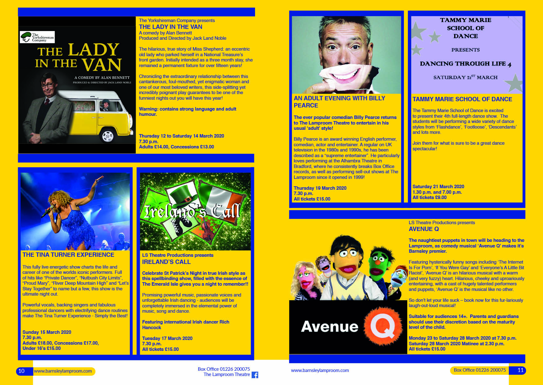 Theatre brochure design - Greenleaf Creative